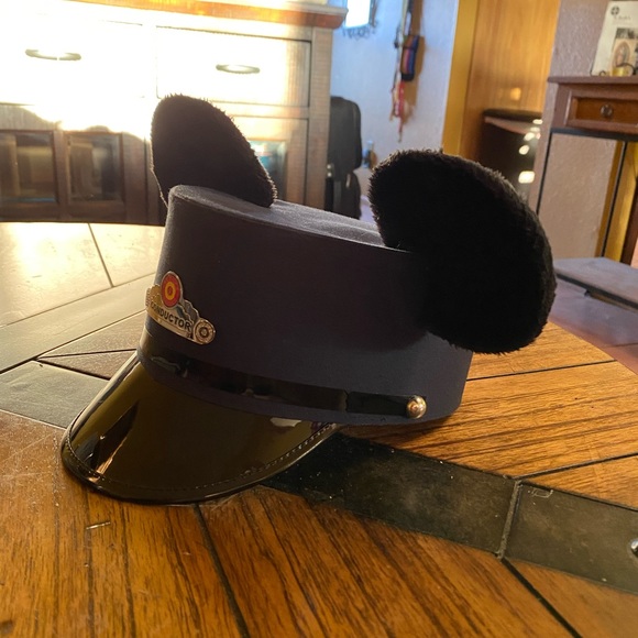 Disney | Accessories | Rare Disney Parks Blue Mickey Mouse Ears Red Car ...